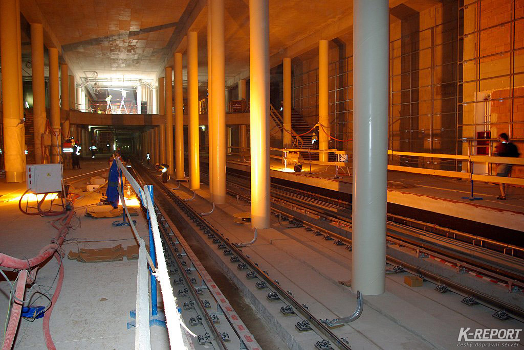 Stanice metra Prosek - K-REPORT český dopravní server